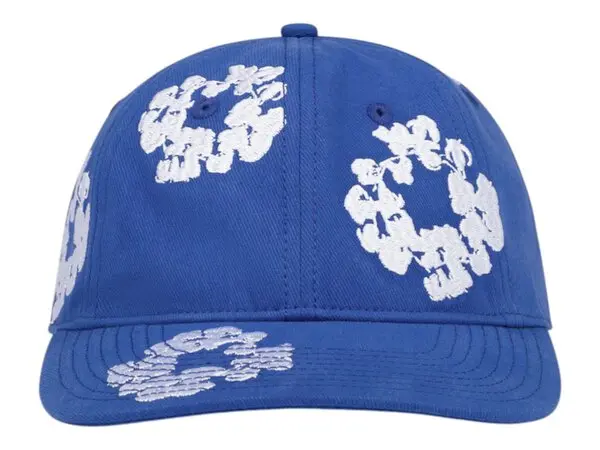 DENIM TEARS The Cotton Wreath Cap - Blue