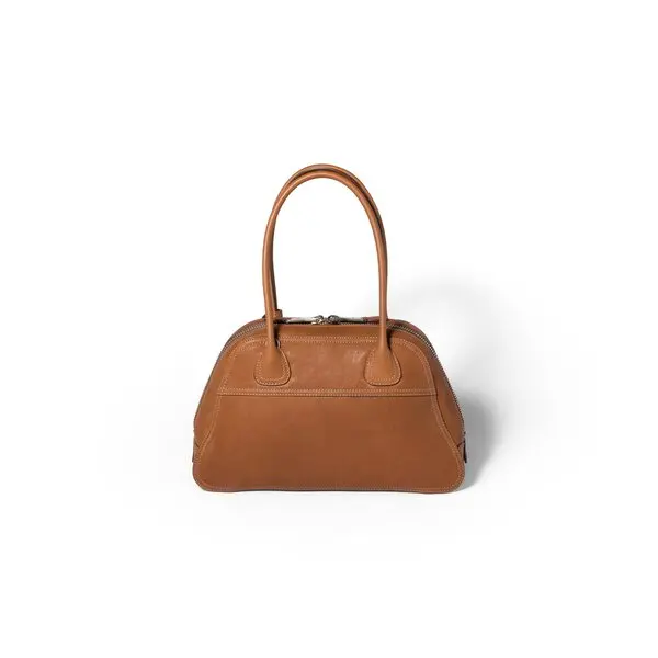 Miu Miu Vivant Nappa Leather Bag - Caramel