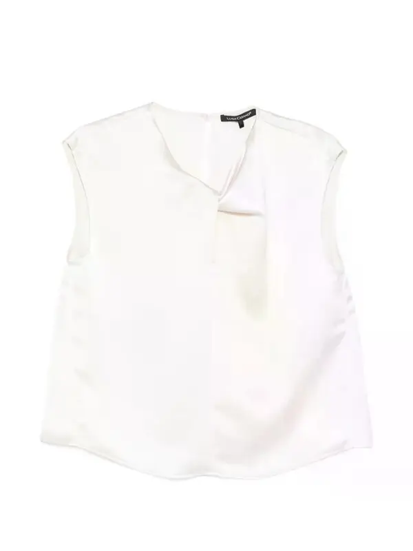 LUISA CERANO Twisted Sleeveless Top