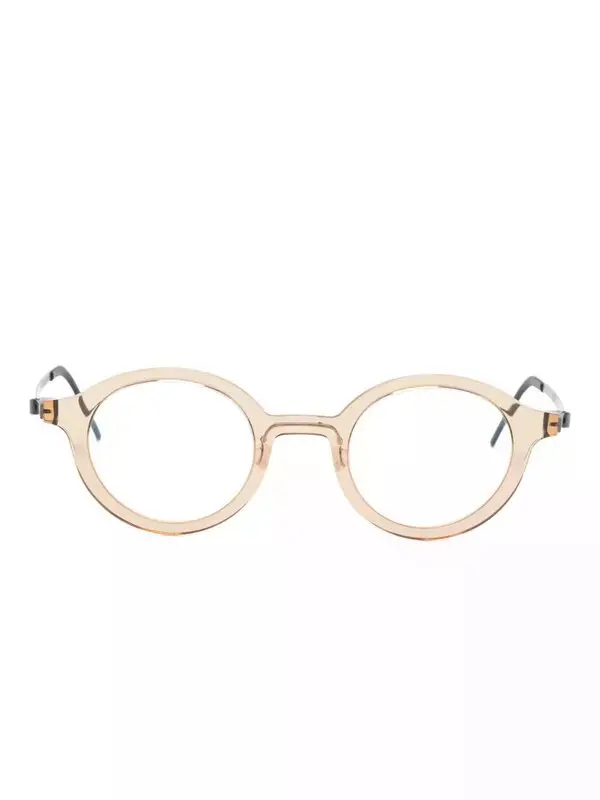 LINDBERG Acetanium Round-frame Glasses - Neutrals