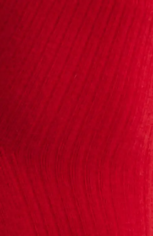 STEMS Billie Ruffle Mid Crew Socks - Red