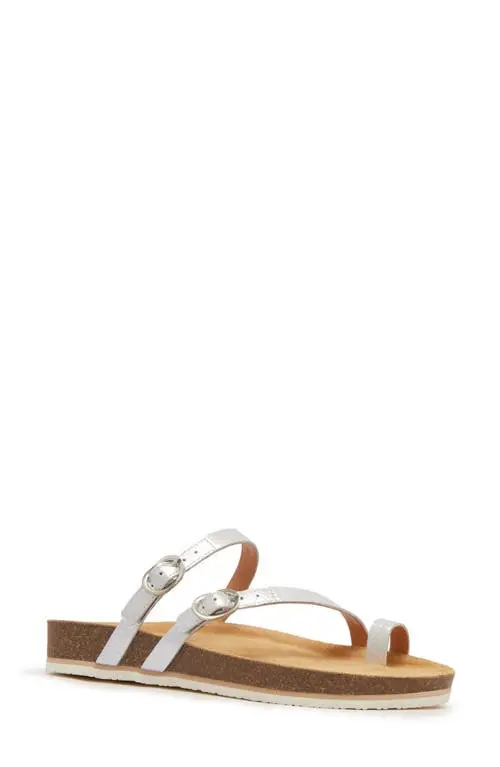 FRANKIE4 Blake Slide Sandal - Silver Tumbled