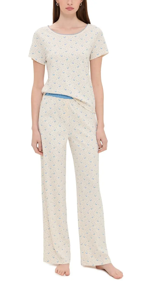 Morgan Lane Baby Jean Long Pj Set - Little Roo