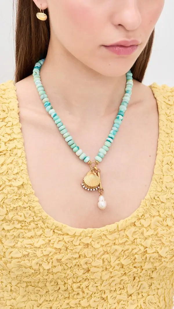ELIZABETH COLE Shellica Necklace