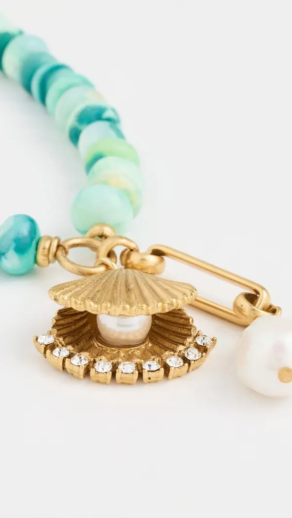 ELIZABETH COLE Shellica Necklace