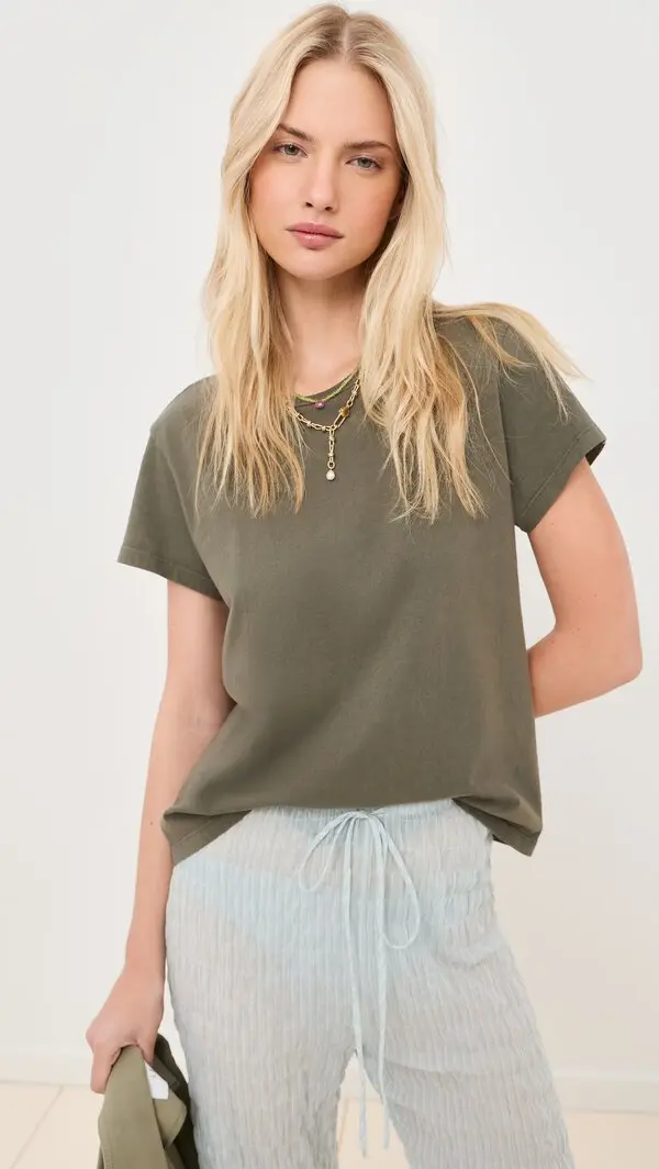 LE BOP Sunset Tee - Olive
