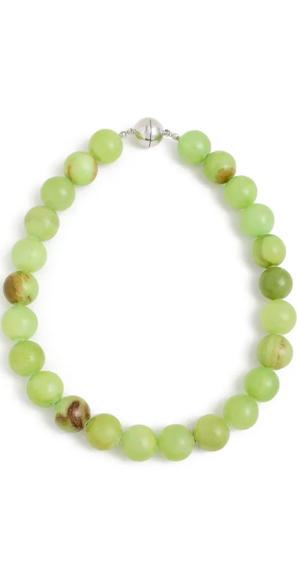 LELET NY Bodie Stone Necklace - Lemon Jade