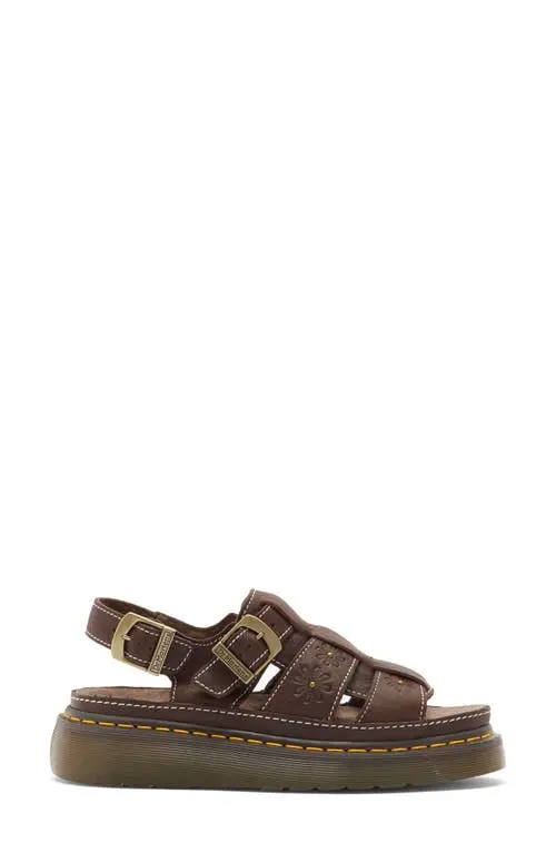 Dr. Martens Wrenlie Fisherman Sandal - Dark Brown