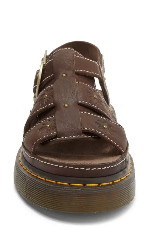 Dr. Martens Wrenlie Fisherman Sandal - Dark Brown