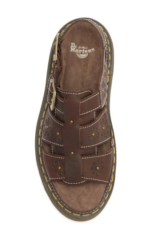 Dr. Martens Wrenlie Fisherman Sandal - Dark Brown