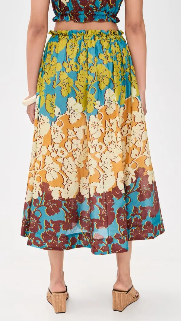 ALEMAIS Splice Midi Skirt - Multi