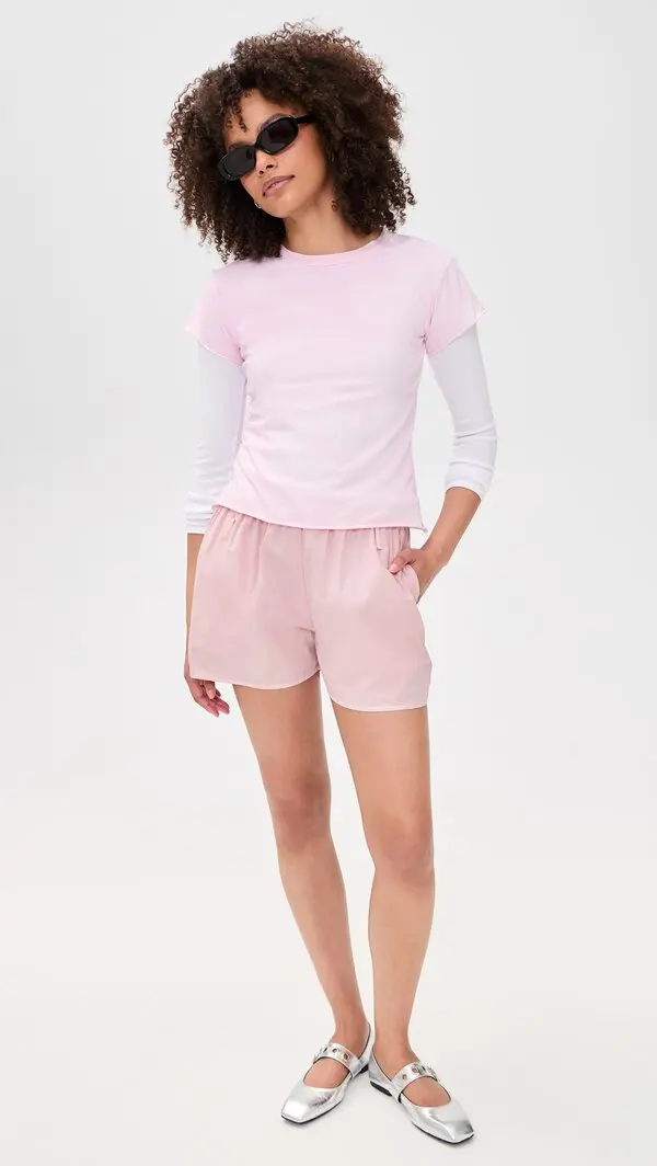 ALL THREE Poplin Nily Shorts
