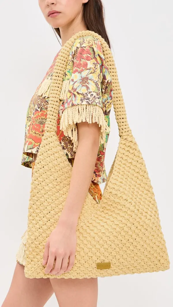 Binge Knitting Lara Triangle Tote