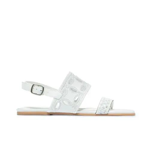Bernardo Orla Slingback Sandal - White