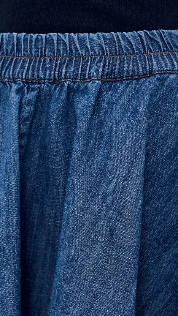 Suzie Kondi Lina Mini Circle Denim Skirt