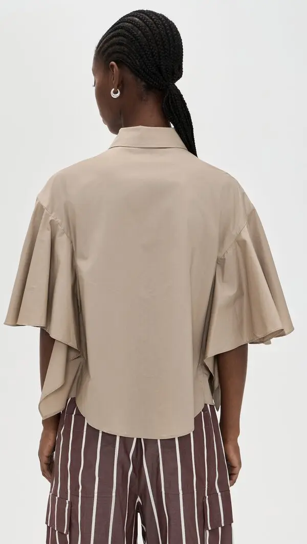 MEIMEIJ Boxy Flared Short-sleeve Shirt