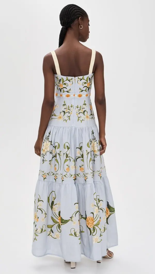 Agua Bendita Lima Valle Maxi Dress