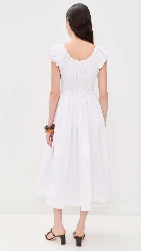 Warp + Weft Big Sky Poplin Midi Dress