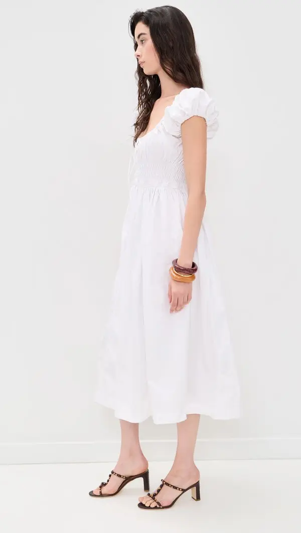 Warp + Weft Big Sky Poplin Midi Dress