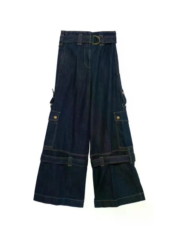 Zimmermann Flap-pocket Jeans With Belt