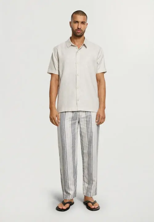 Hanro Uc Linen And Cotton Woven Shirt
