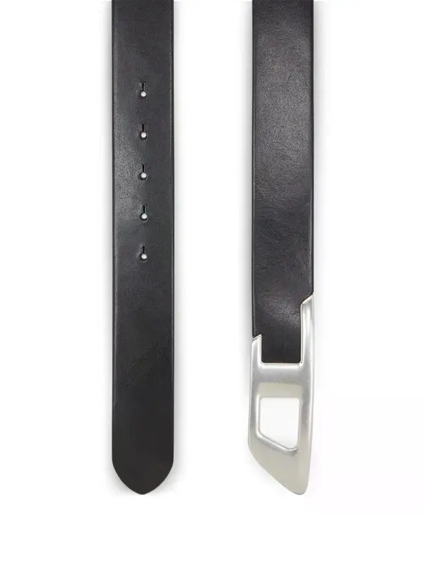 DIESEL® B-d Logo 2.0 Leather Belt