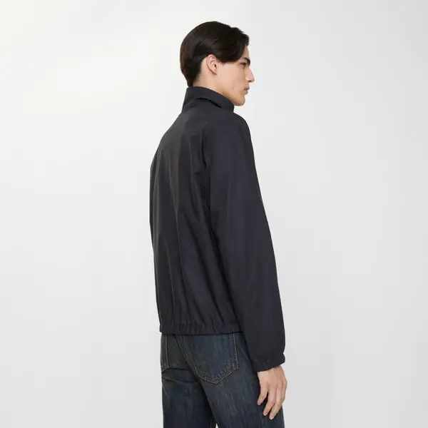 Burberry Reversible Cotton Harrington Jacket - Navy