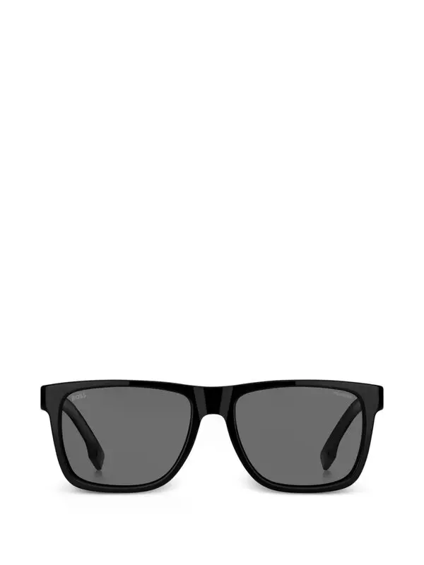 BOSS Rectangle-frame Sunglasses - Black