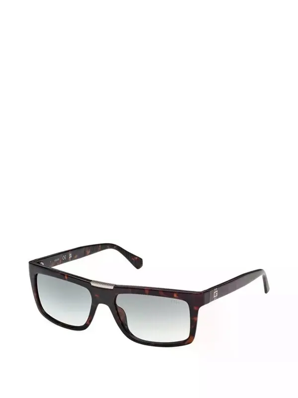 Guess Rectangle Frame Sunglasses - Brown