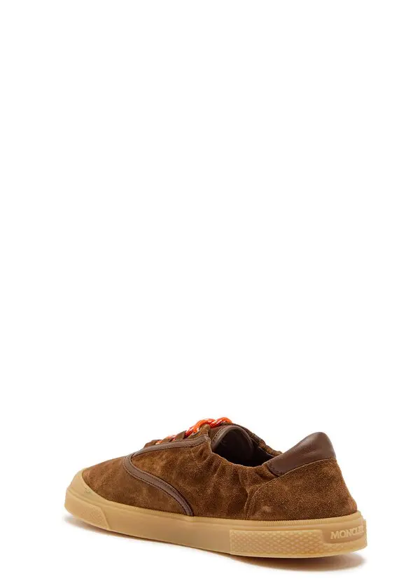 Moncler Vera Leisure Suede Lace-up Sneakers