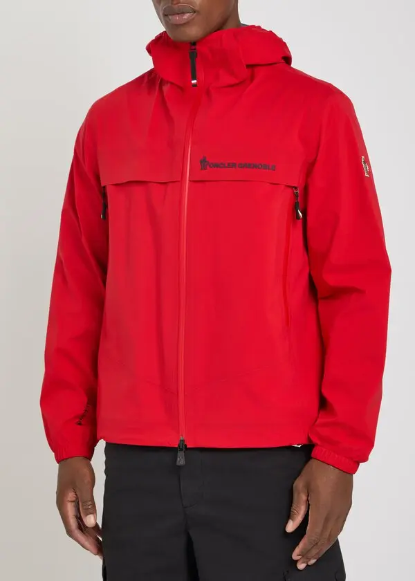 Moncler Shipton Waterproof Packable Hooded Nylon Jacket