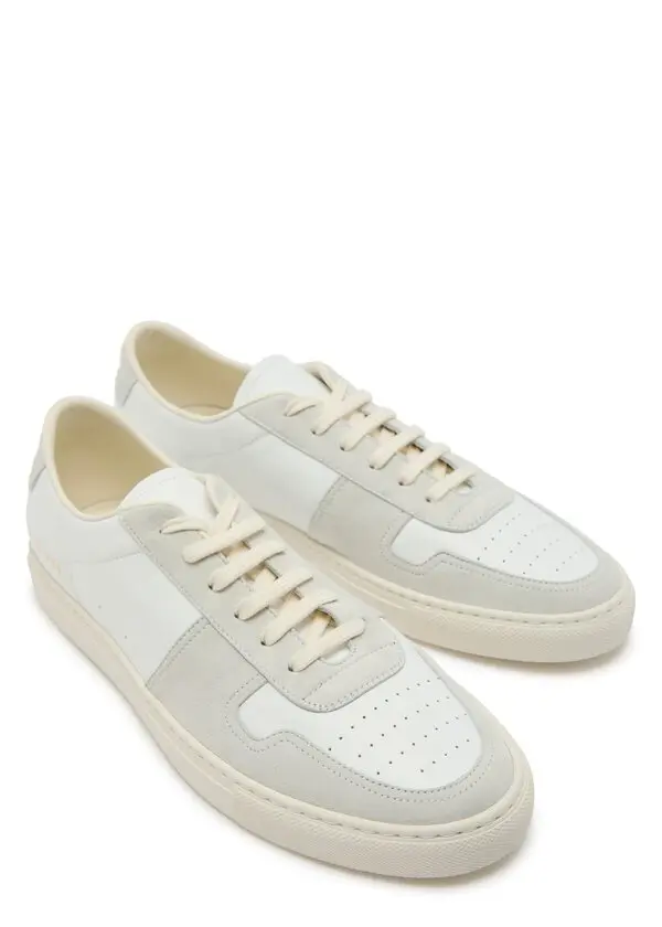 COMMON PROJECTS Bball Panelled Leather Sneakers - White