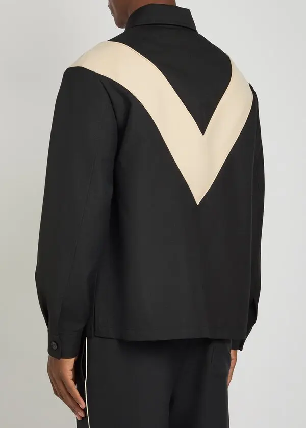 Valentino Garavani Panelled Woven Jacket
