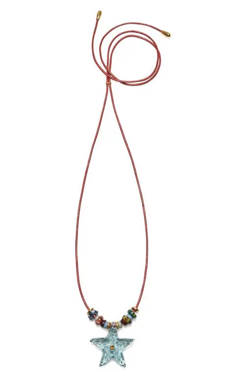 LIZZIE FORTUNATO Mare Starfish Beaded Cord Necklace - Multi