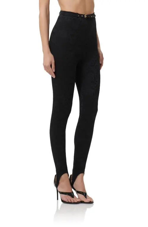 AFRM Carey Belted Lace Stirrup Pants