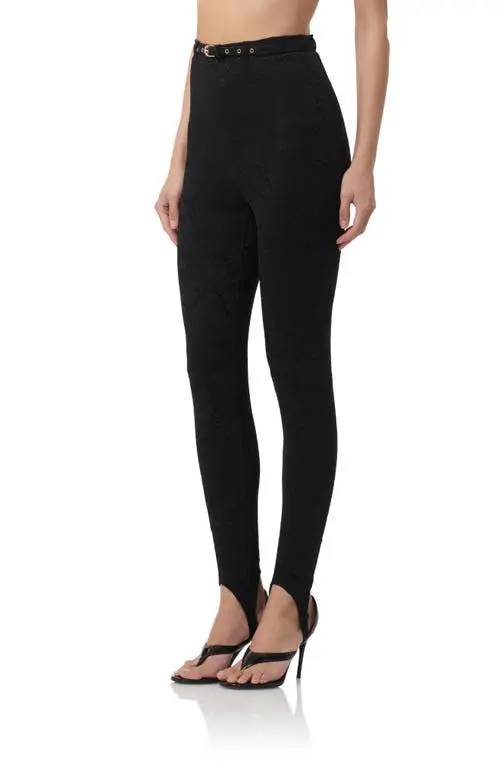 AFRM Carey Belted Lace Stirrup Pants