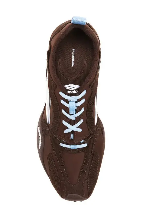 Balenciaga Monday Ultra Low-top Sneakers - Brown/white/blue