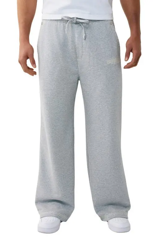 True Religion Super T Baggy Sweatpants - Heather Grey