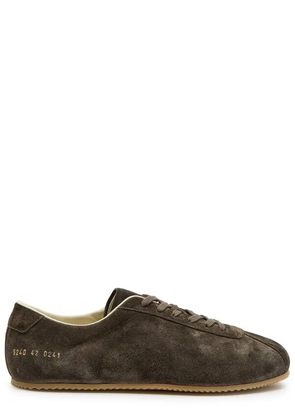 COMMON PROJECTS Driving Shoe Suede Sneakers - Khaki