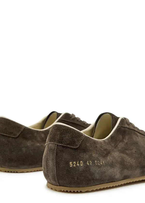 COMMON PROJECTS Driving Shoe Suede Sneakers - Khaki