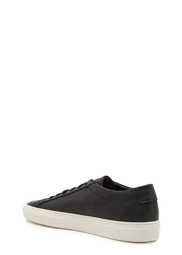 COMMON PROJECTS Achilles Premium Leather Sneakers - Black