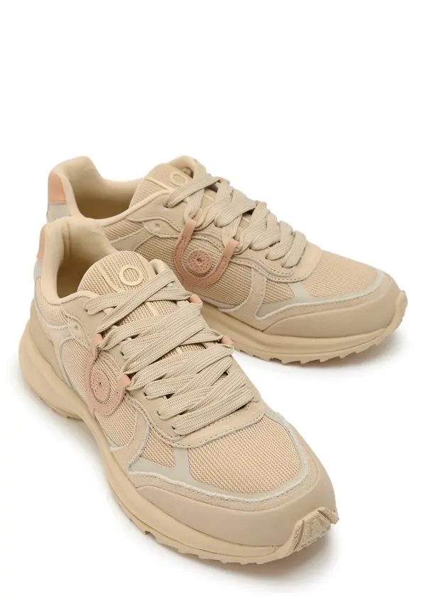 NOW YOU LIVE Yx 101 Mesh Sneakers - Cream