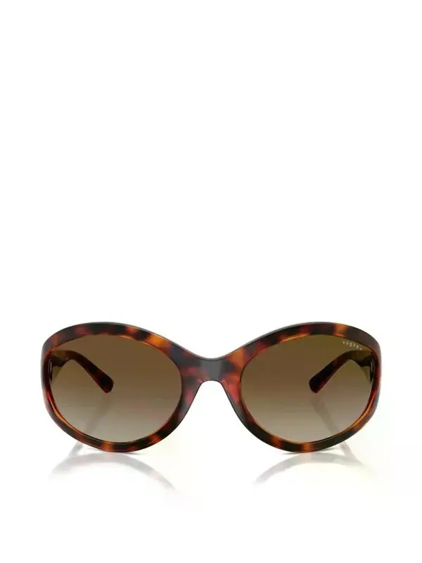 VOGUE EYEWEAR Tortoiseshell Oval Sunglasses