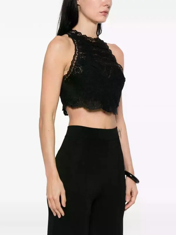 Ermanno Scervino Embroidered Sleeveless Top