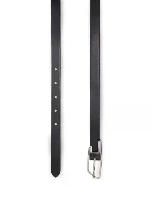 DIESEL® Outlined D Buckle Belt - Black