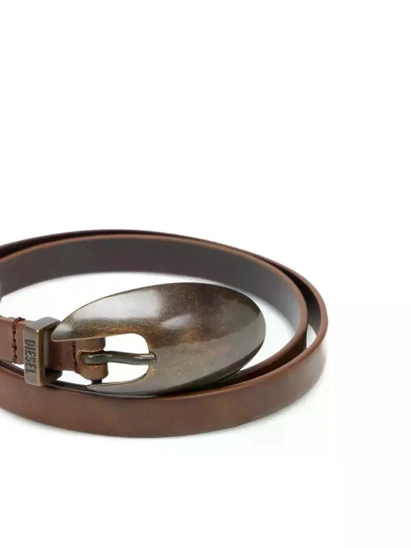 DIESEL® Sculptural Buckle Belt
