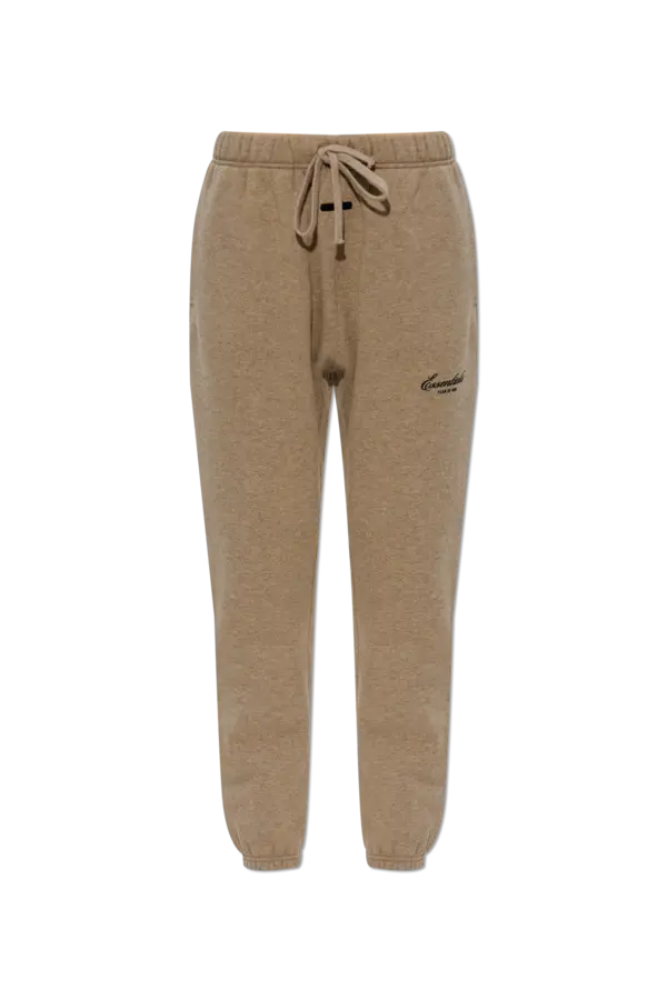 Fear Of God Logo Sweatpants - Beige