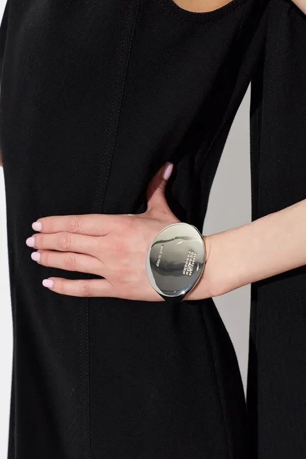MAISON MARGIELA Brass Bracelet With Engraved Logo