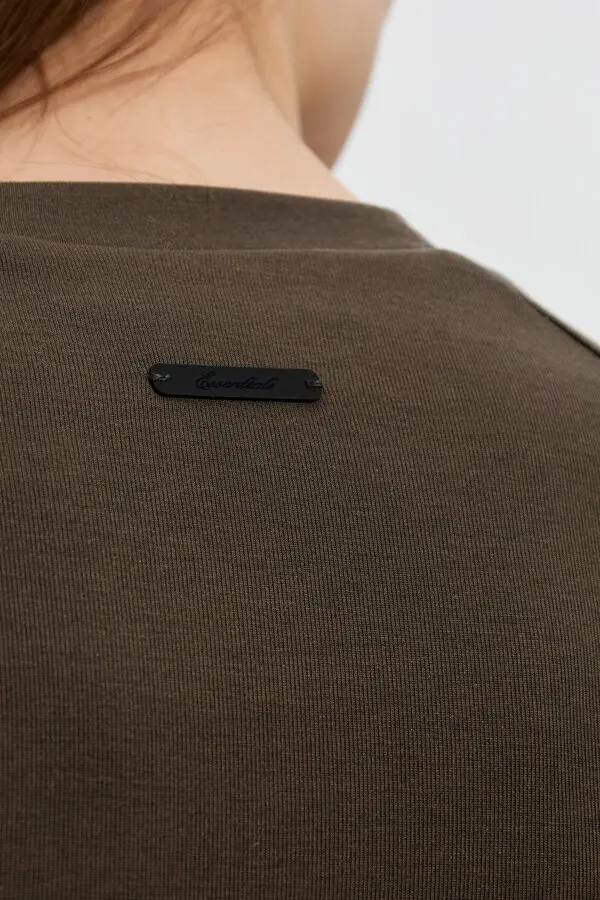 Fear Of God Fitted Midi Dress - Brown