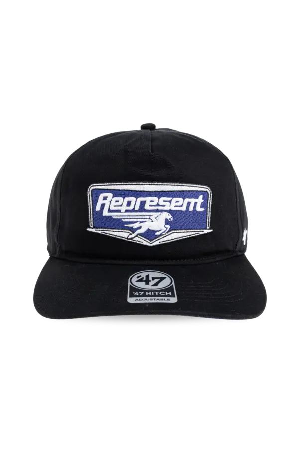REPRESENT Baseball Cap With Logo - Black